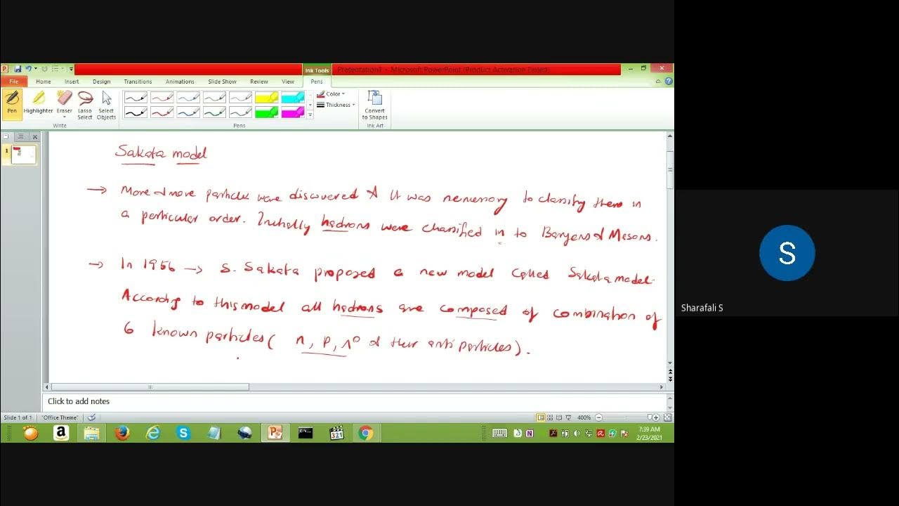 Particle physics - Sakata and Eightfold way model - YouTube
