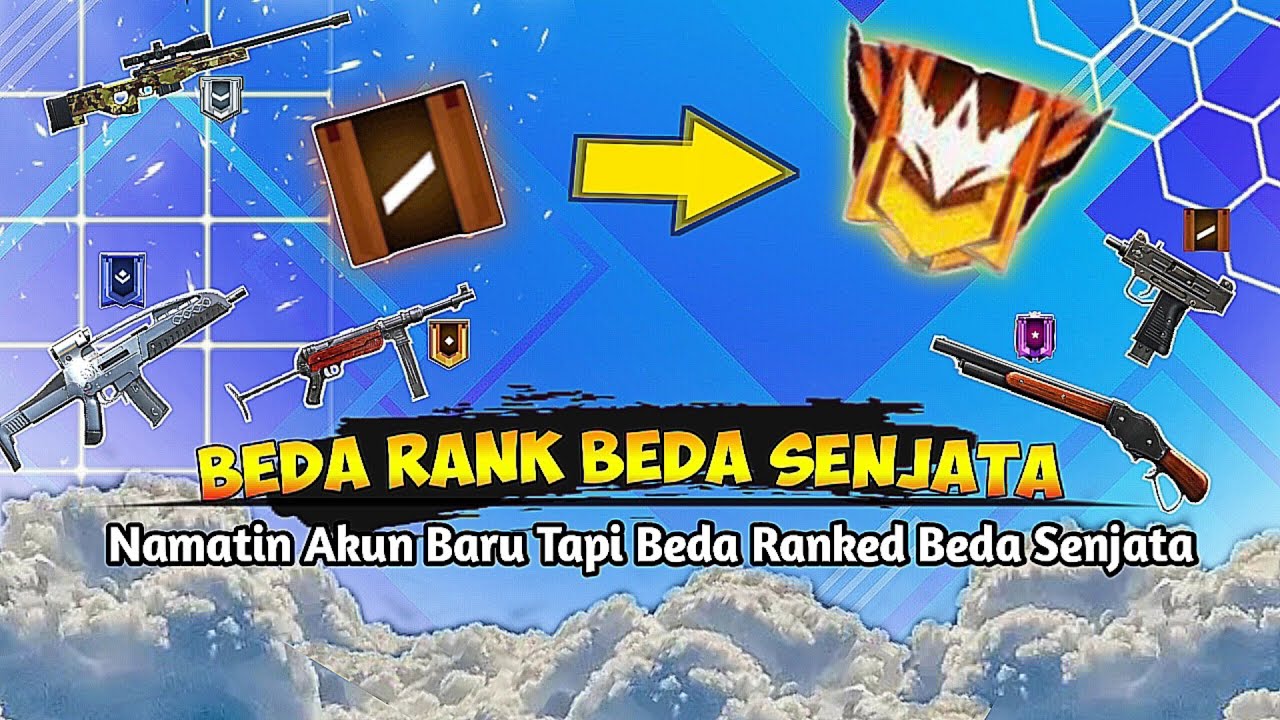 Namatin Akun Baru Tapi Beda Ranked Beda Senjata - BR Ranked - YouTube