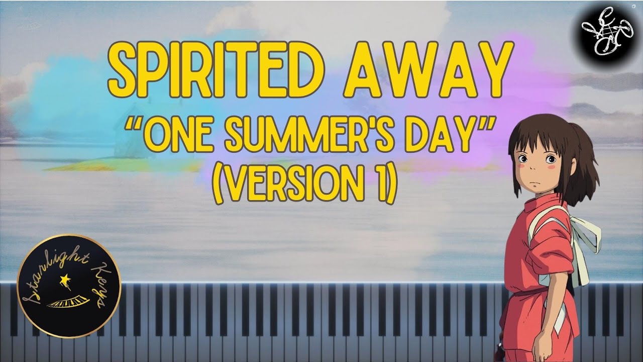 One Summer's Day - Spirited Away | Piano (Version 1) - YouTube