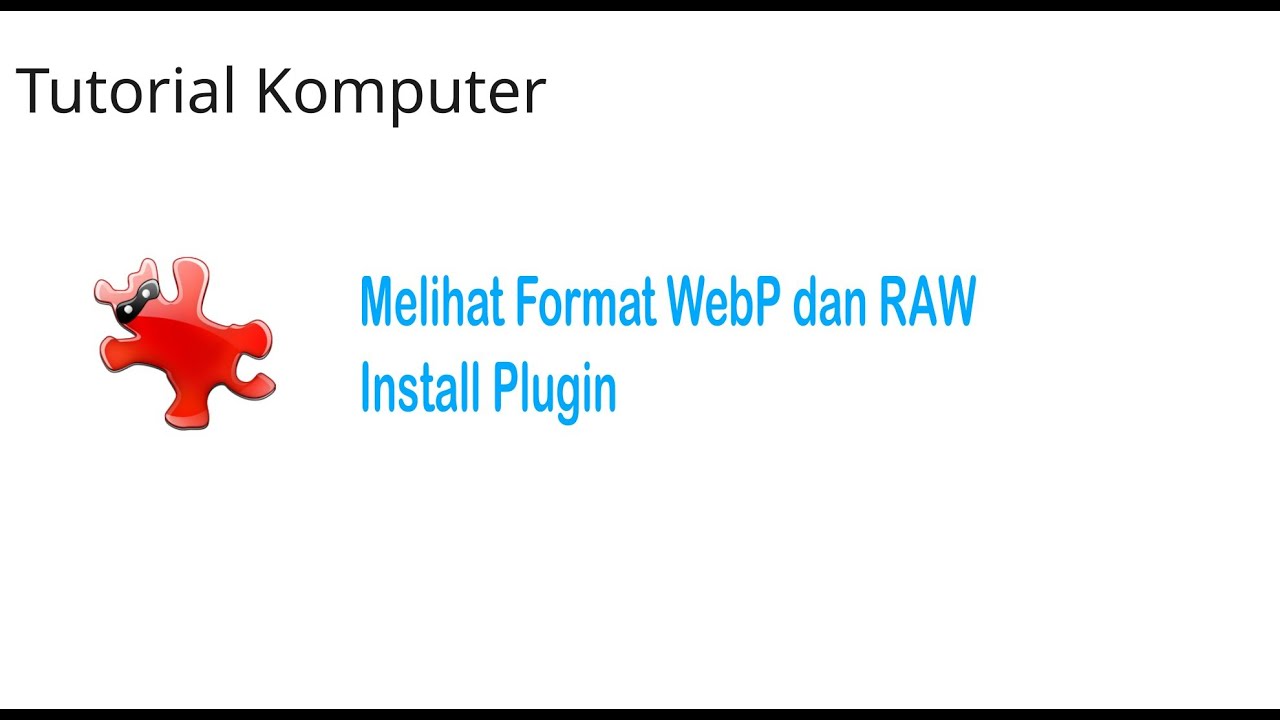 Tutorial IrfanView Cara Melihat Gambar Foto Format WebP, RAW dengan Plugin - YouTube