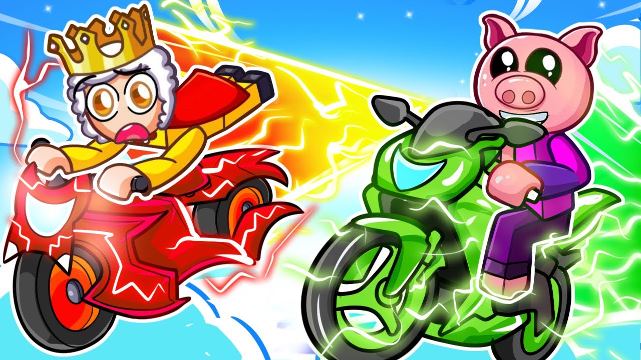 BouchaL vs Oveskas ZÁVOD V JEŽDĚNÍ NA KOLE v Robloxu! - YouTube