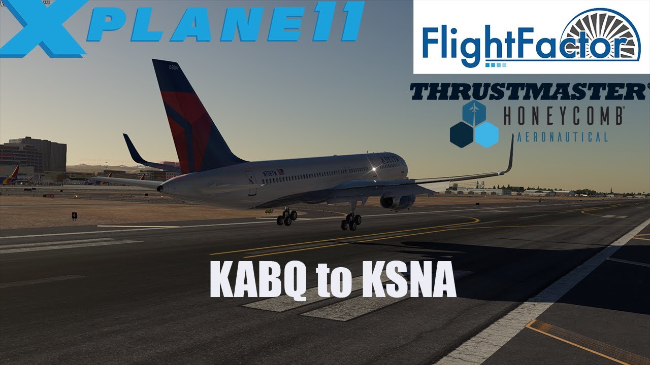 X-Plane 11 LIVE | FlightFactor 757-200 | Delta Airlines | KABQ to KSNA ...