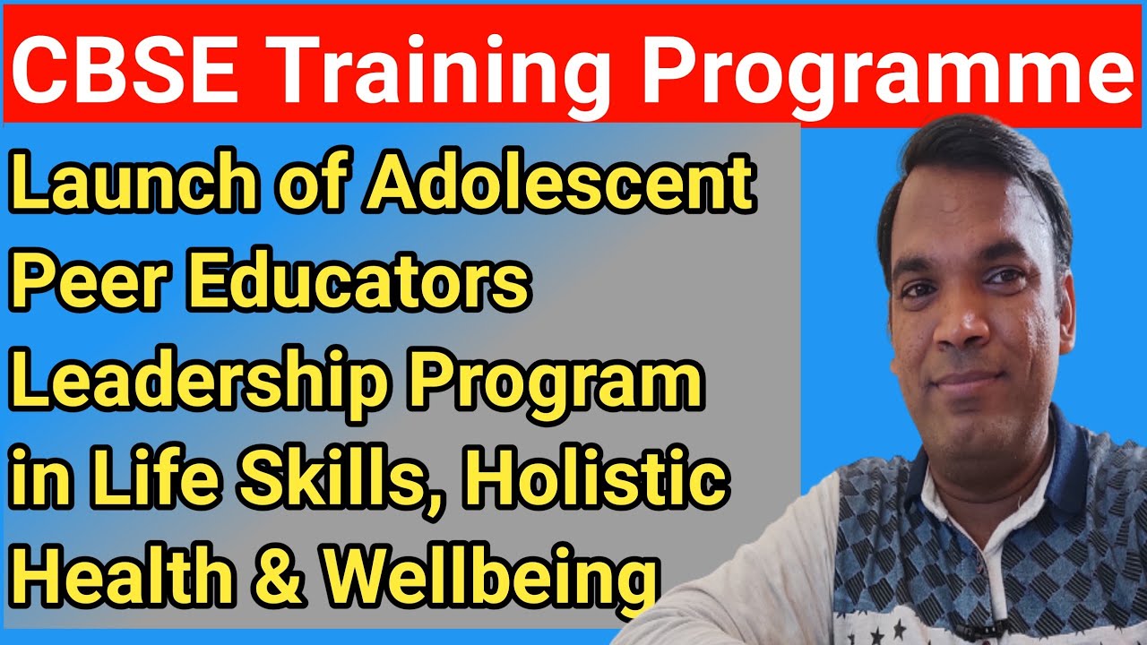 Launch of Adolescent Peer Educators Leadership Program in Life Skills ...