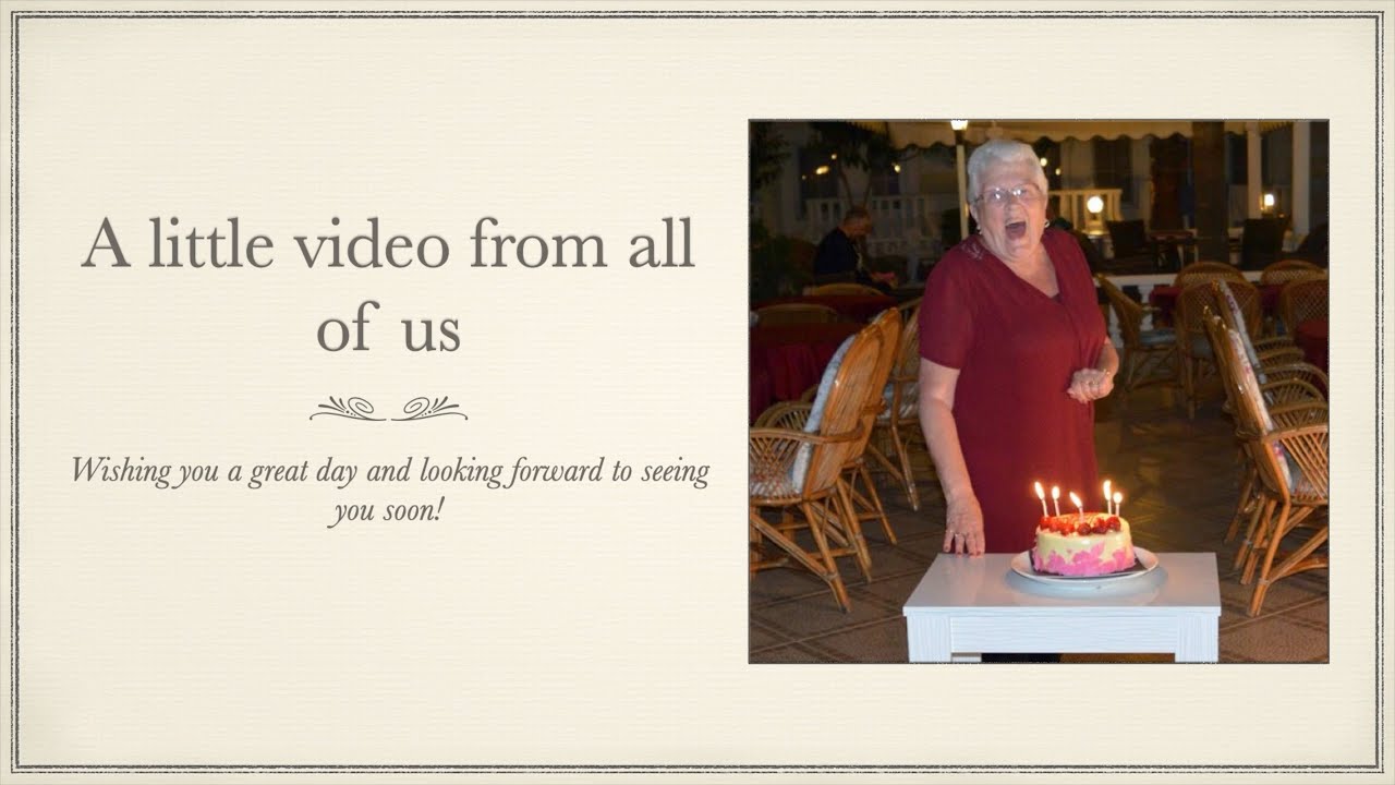 Ann Patrick 80th - A special celebration video! - YouTube