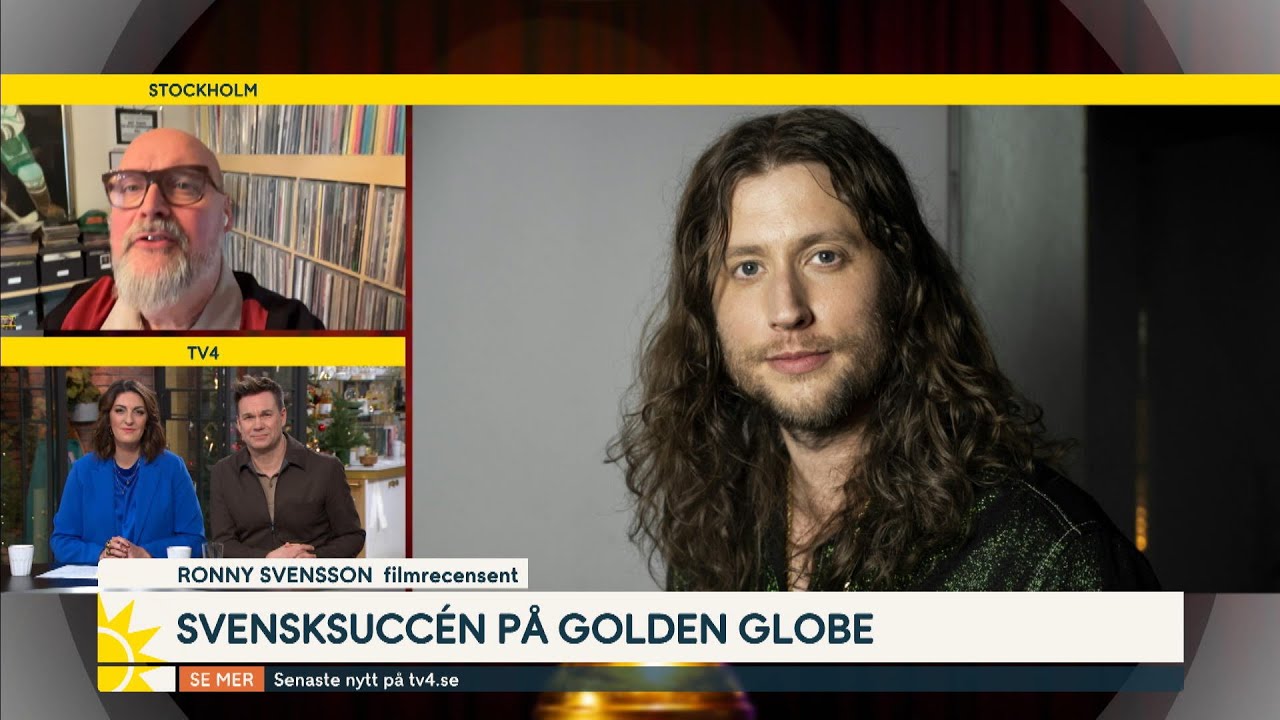 Svensksuccé på Golden globe: "Den här killen vet vad han sysslar me ...