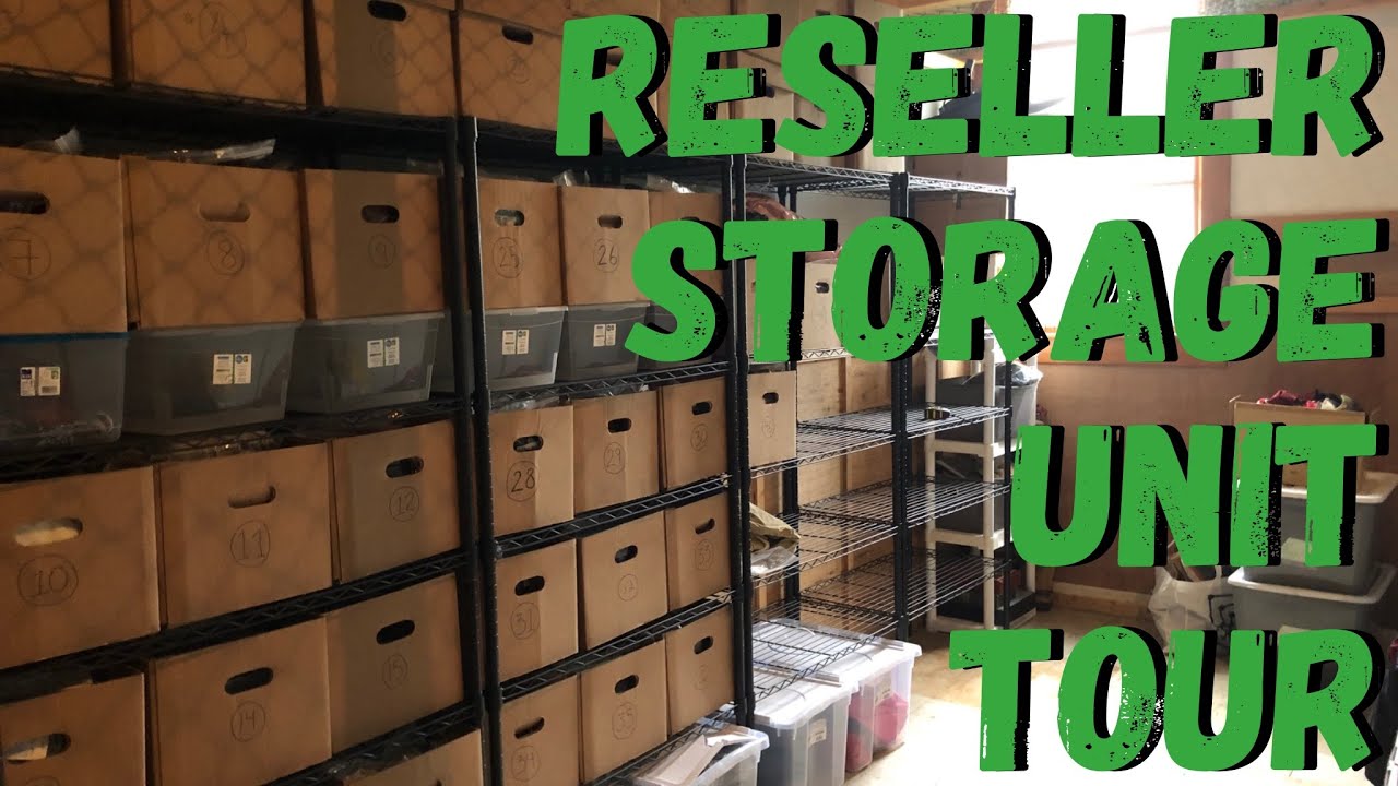 Storage Unit Upgrade & Tour | Canadian Reseller on eBay & Poshmark ...
