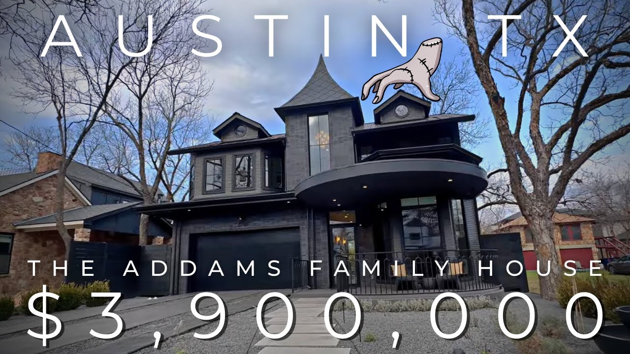 Inside $4,000,000 Modern Victorian inspired by Addams Family in Austin ...