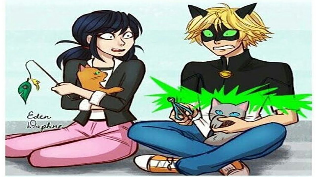 Ladybug and Adrien | Miraculous Ladybug Comic Dub - YouTube