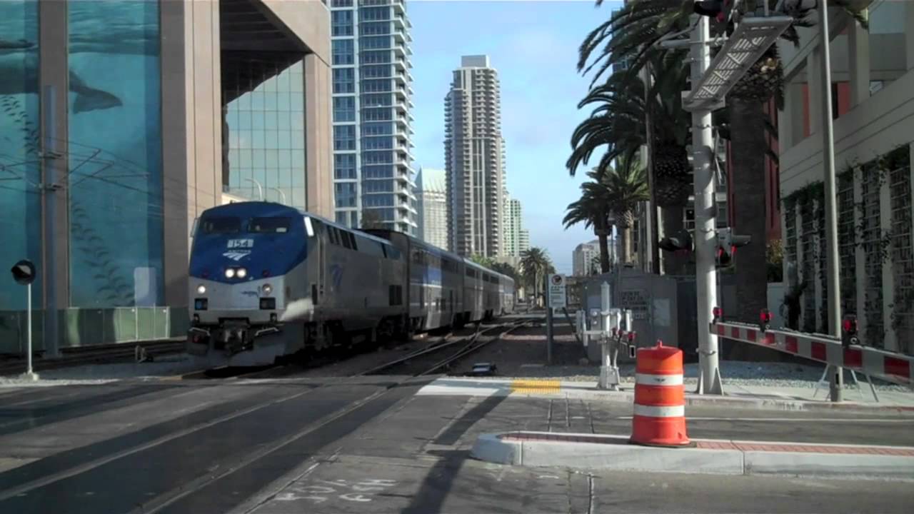More shots of Amtrak P42DC #154 on the Surfline in July 2012 - YouTube