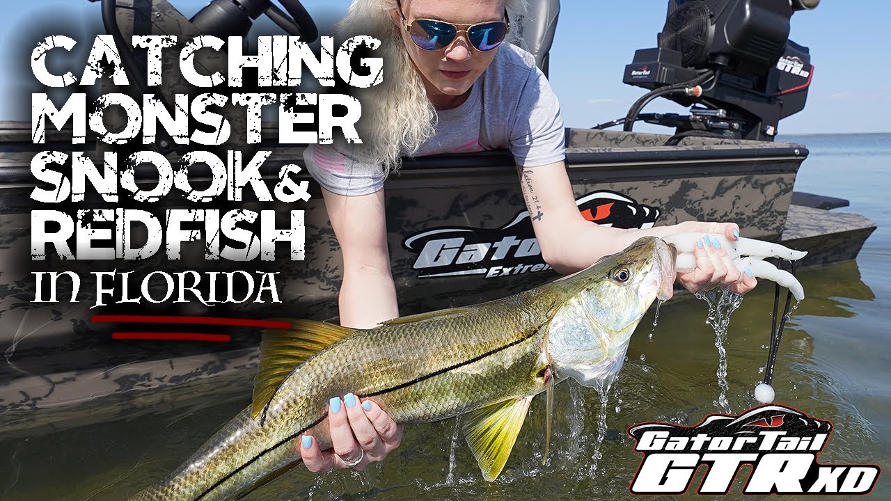 Catching Big Redfish & Snook on Florida's Nature Coast out of a ...