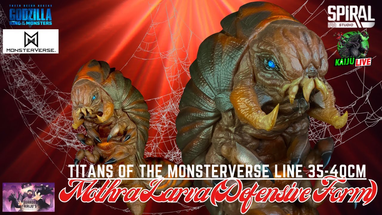 Spiral Studios Mothra Larva (Defensive Form) - YouTube