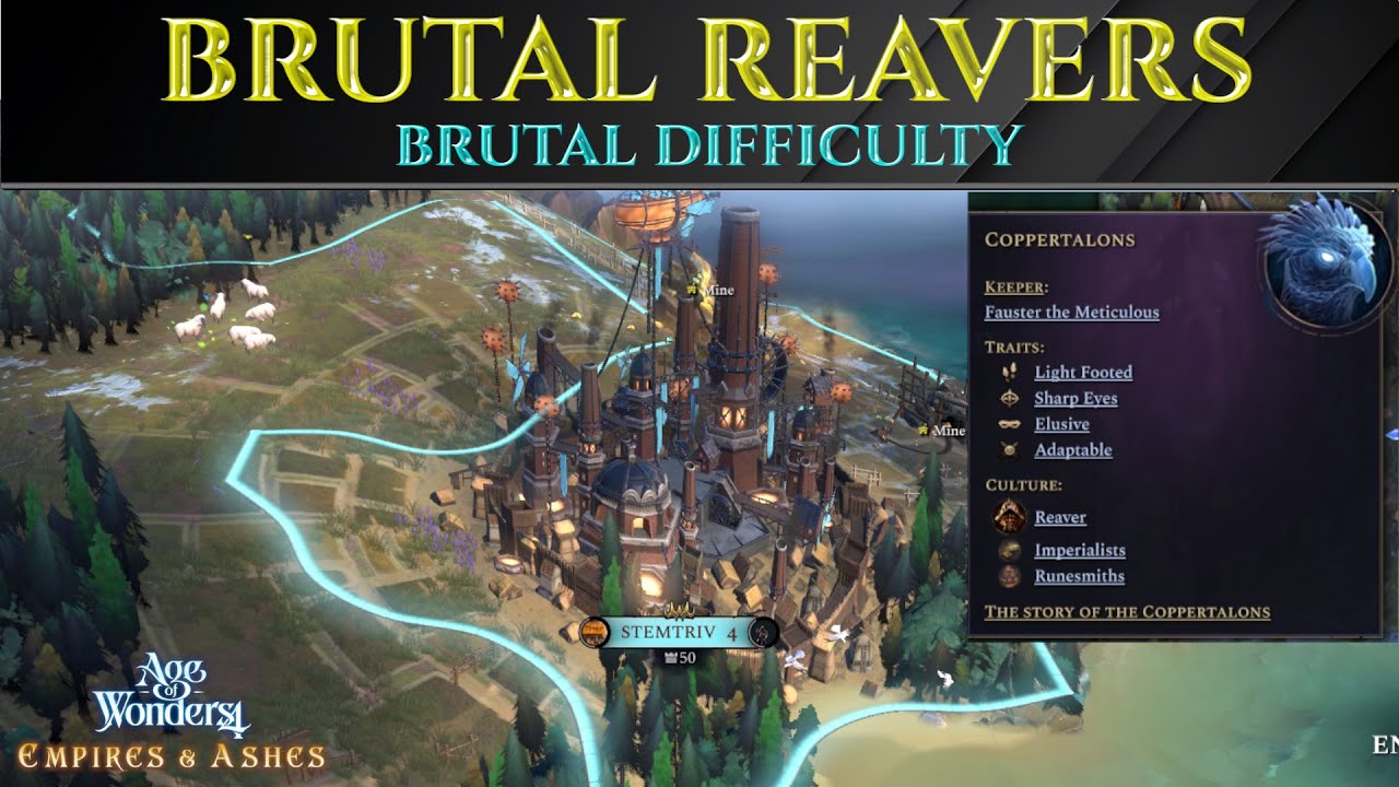 BRUTAL REAVERS - Let's Play AGE OF WONDERS 4 Empires & Ashes Ep 1 - YouTube