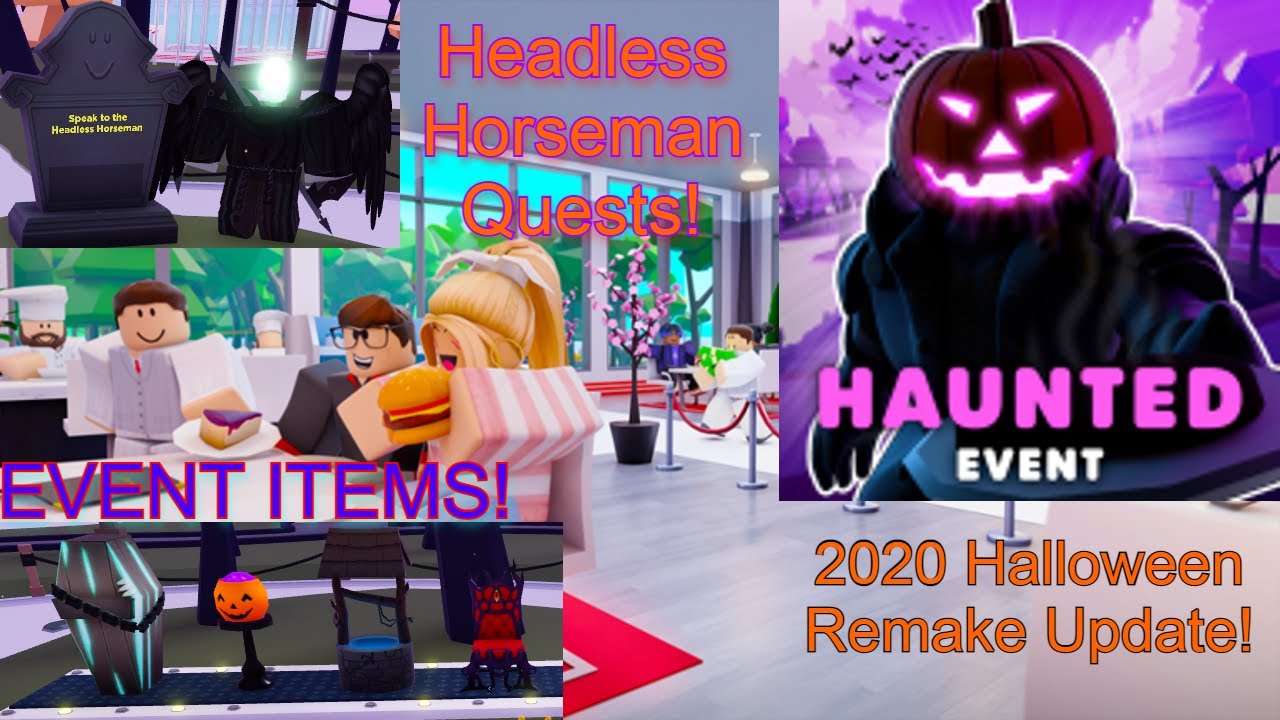 *NEW* HALLOWEEN UPDATE! Roblox My Restaurant - YouTube