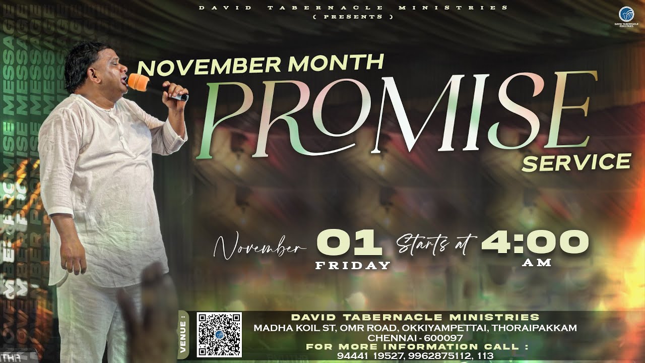 🔴Live#November_Month_Promise_Message_2024 || Man of God : Hegai ...