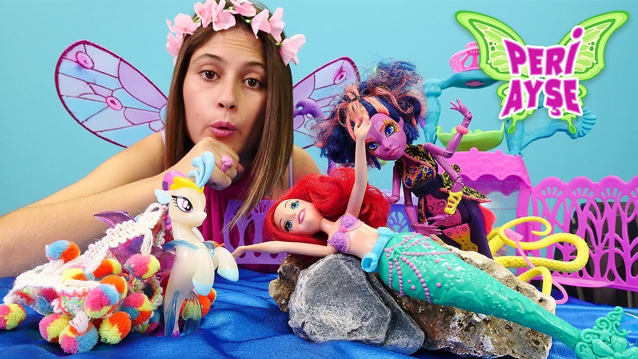 Peri Ayşe. Monster High Kala Mer'ri yaramazlık yapıyor! Çocuk videosu ...