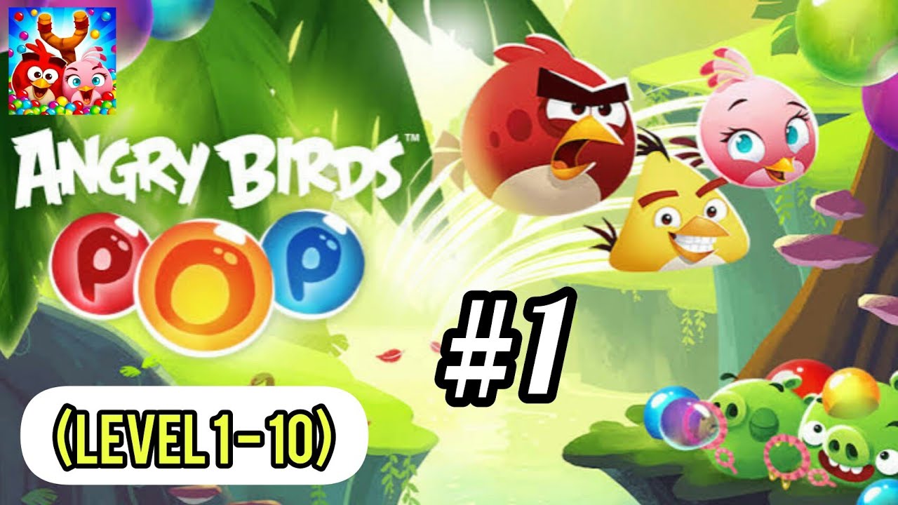 Angry Birds POP Bubble Shooter - Gameplay Walkthrough Part 1 | (Level 1 ...