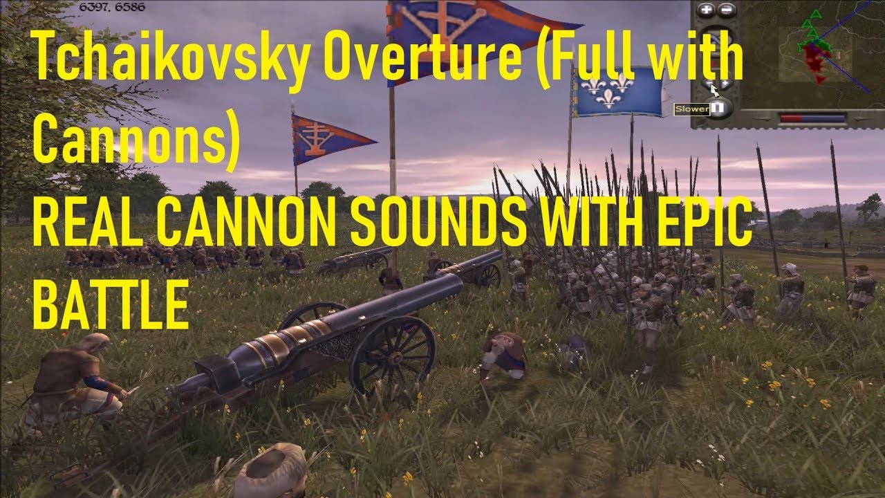 MTW2 Muskets and Cannons with Tchaikovsky Overture - YouTube