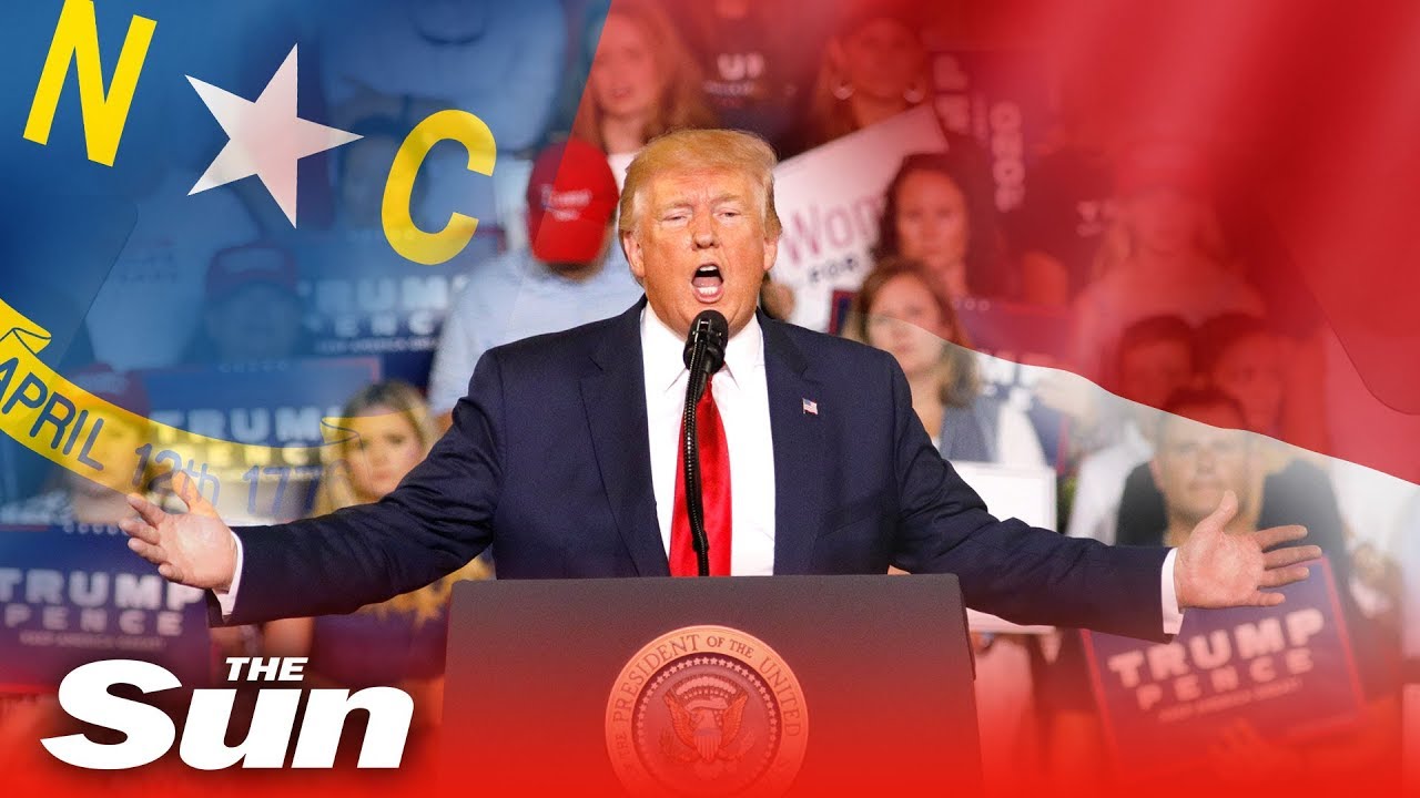 President Trump's North Carolina rally - YouTube