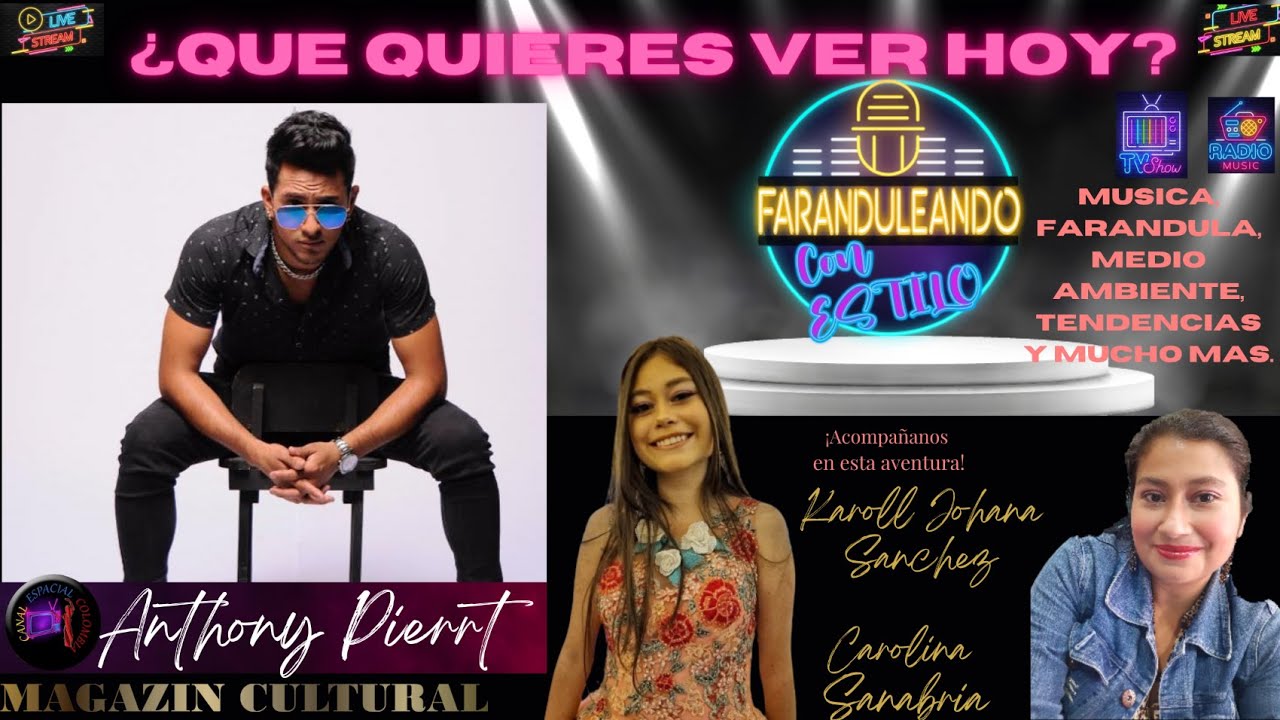 ANTHONY PIERRE EN LA GALA MUSICAL DE LA ACADEMIA ATISTICA SE ESCUCHA TU ...