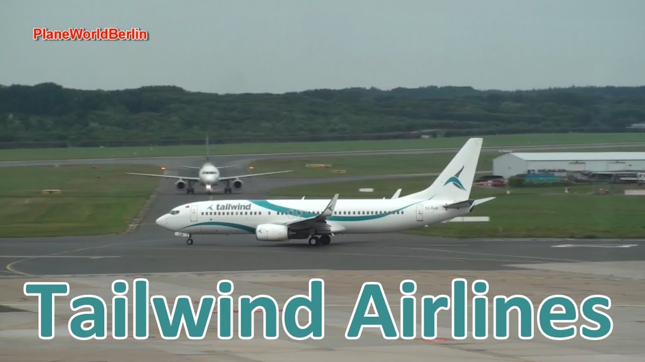 Tailwind Airlines Boeing 737-800 Takeoff from Hamburg - YouTube