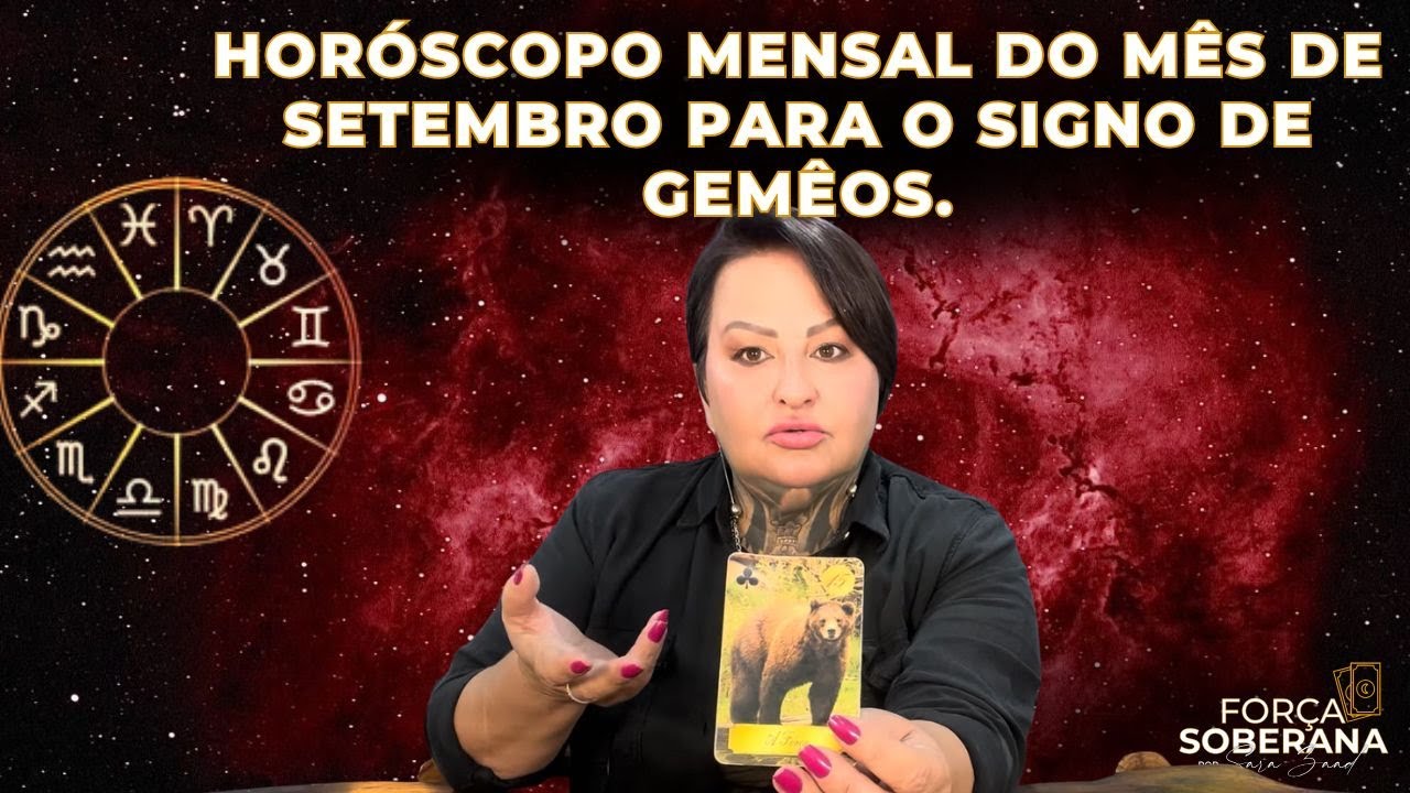 Horóscopo mensal do mês de SETEMBRO para o SIGNO de GÊMEOS ♊️ - YouTube