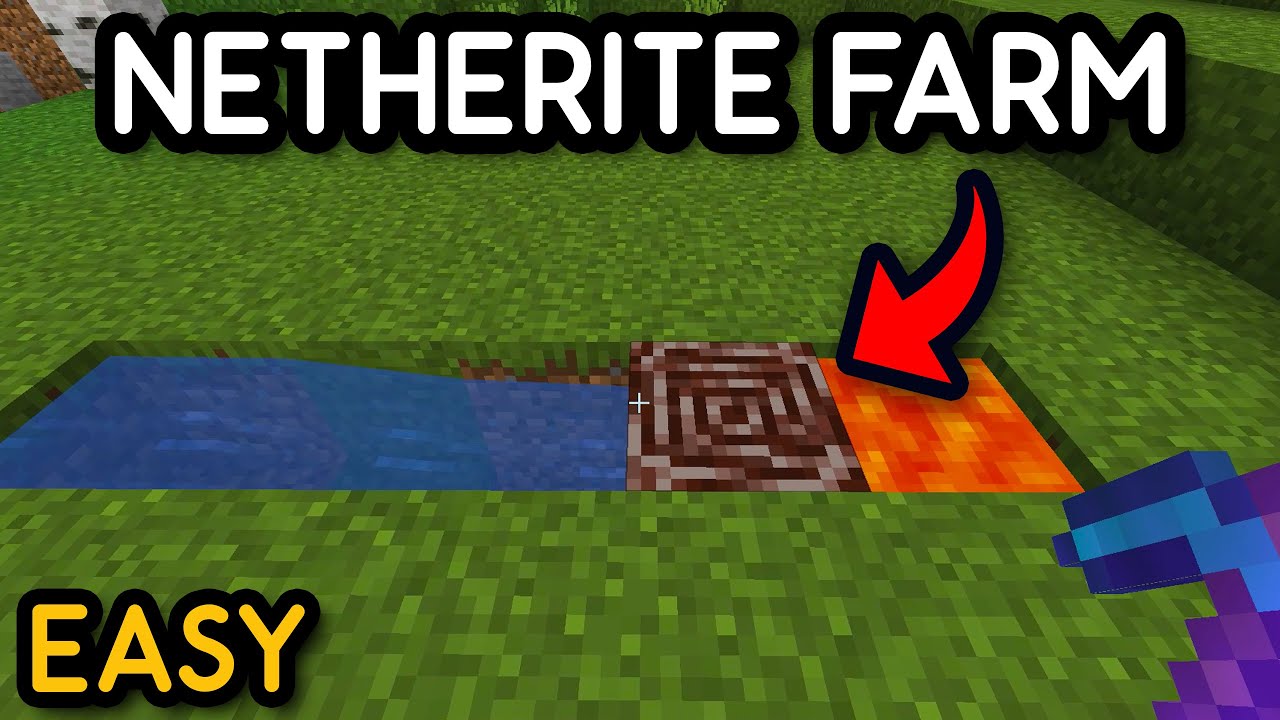Easy INFINITE Netherite Farm in Minecraft... - YouTube