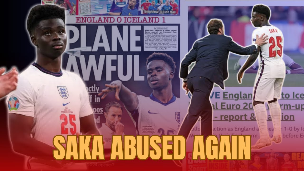Bukayo Saka abused again amidst upcoming EURO 2024 - YouTube