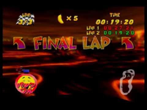 Diddy Kong Racing - Hot Top Volcano time trial in 1:01.63 / 15.21 - YouTube