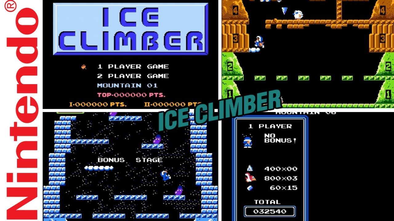 NES - Ice Climber | High Score Challenge! 🧊 Retro Arcade Let's Play ...