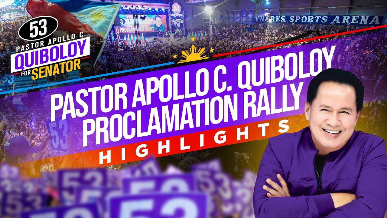 Pastor Apollo C. Quiboloy Proclamation Rally Highlights | February 11 ...