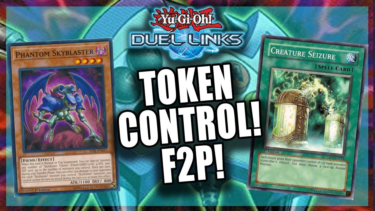 Token Control F2P Deck! Yu-Gi-Oh! Duel Links PvP Deck - YouTube