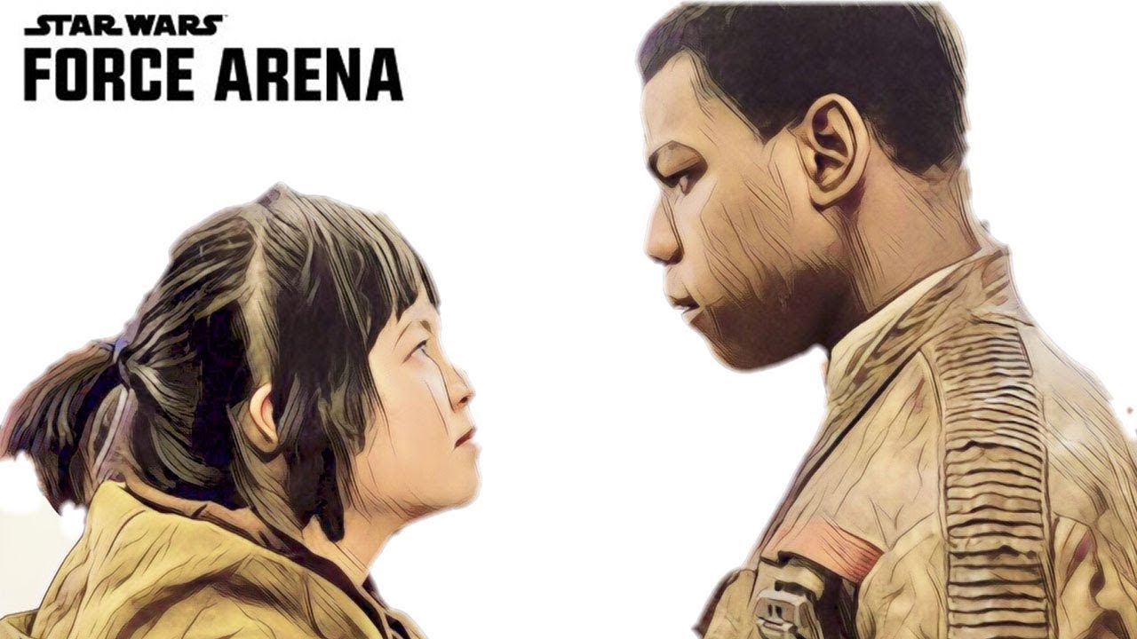 Finn and Rose? Star Wars: Force Arena - it's a mobile game - YouTube