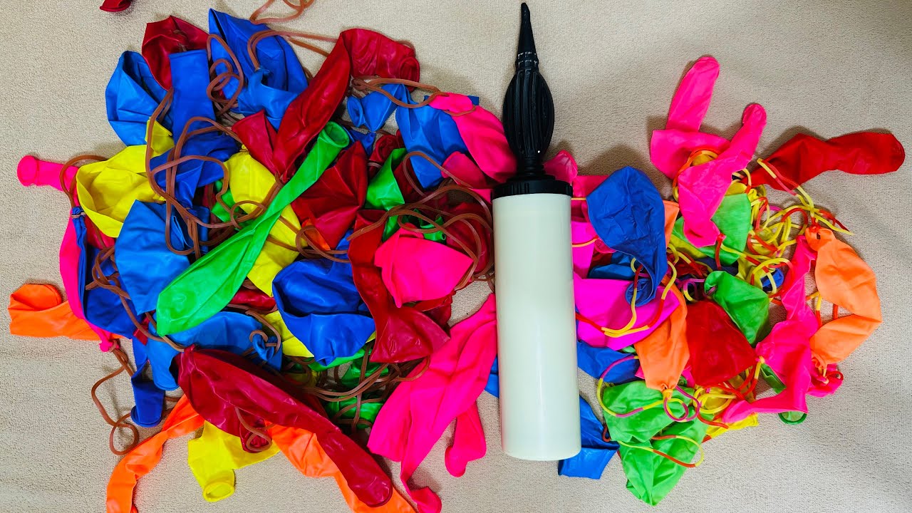 Elastic Band Balloon Madness! Unboxing & Inflation Challenge - YouTube