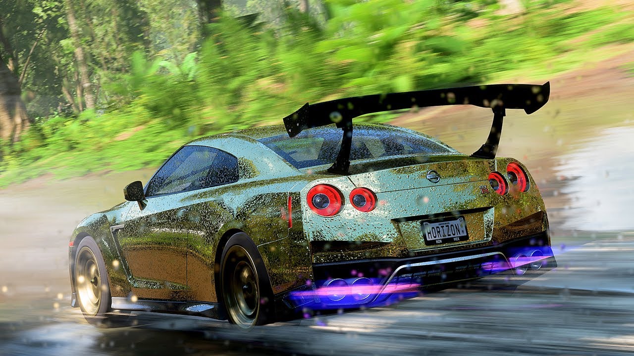 Forza Horizon 5 Golden G-TR R35 Game Play - YouTube