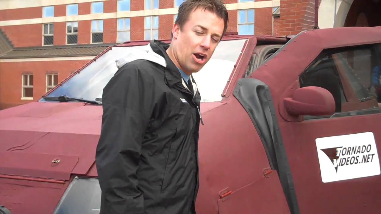 Reed Timmer and the Dominator at Northland College - YouTube