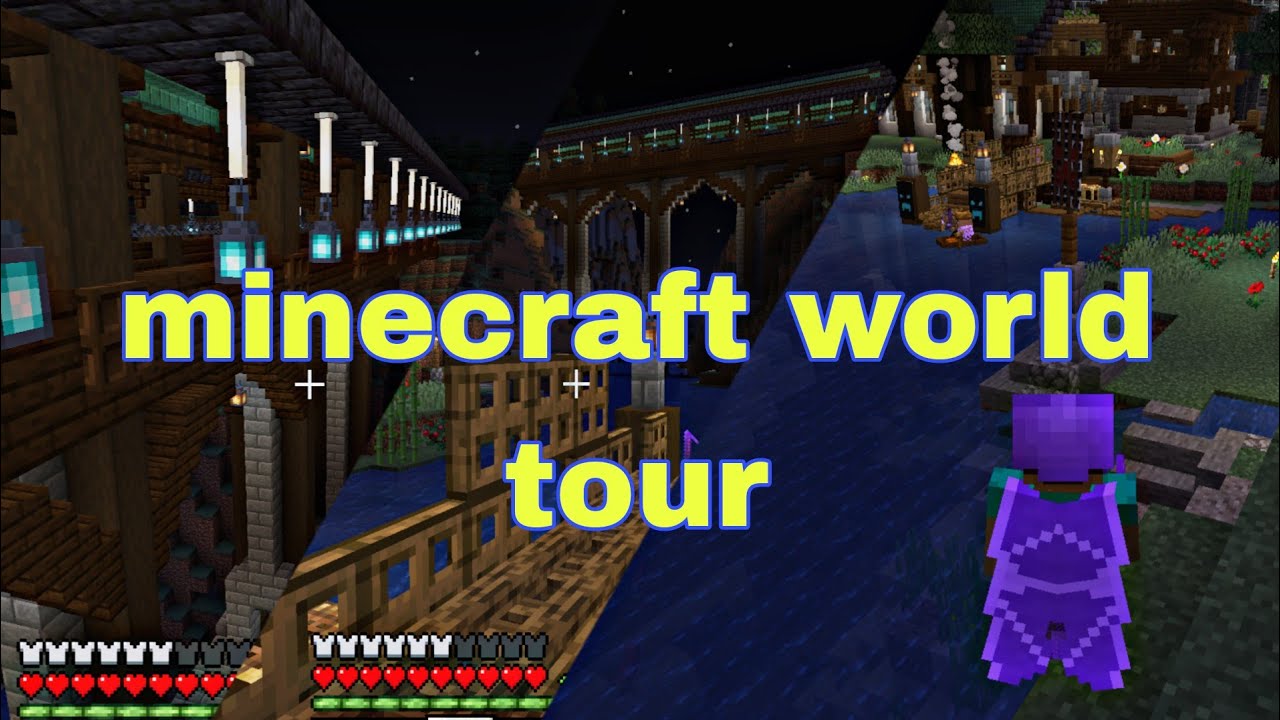 1300 days minecraft survival world's world tour! minecraft survival ...