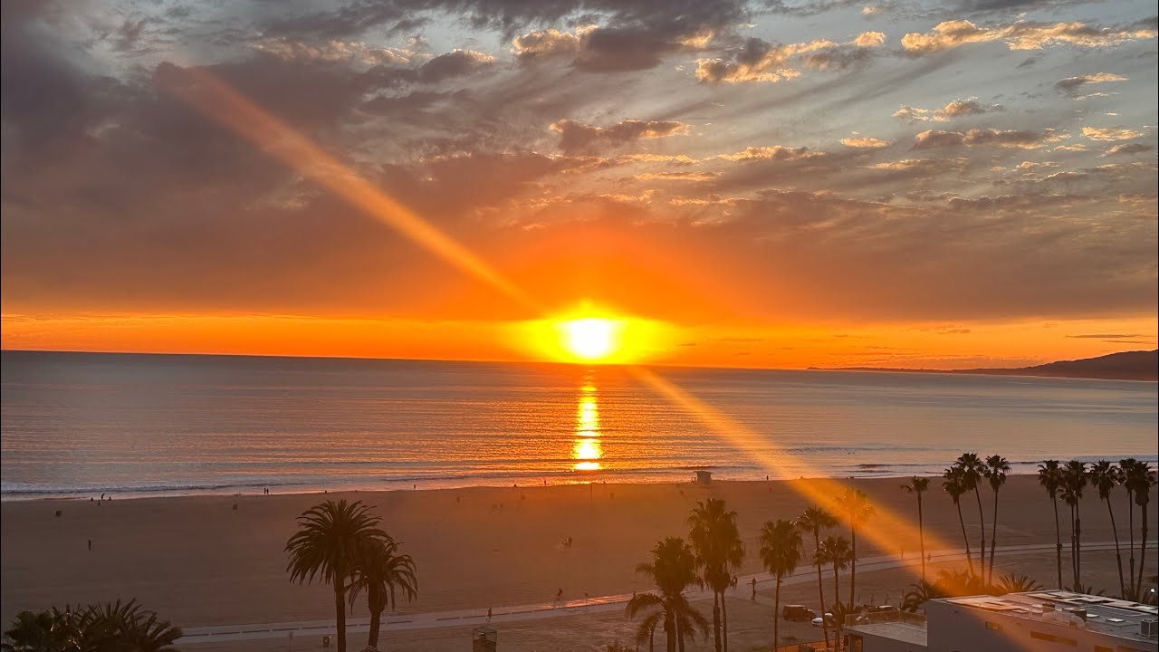 4K - Perfect Ocean Sunset Ambience - 3 Hours of Healing Relaxation ...