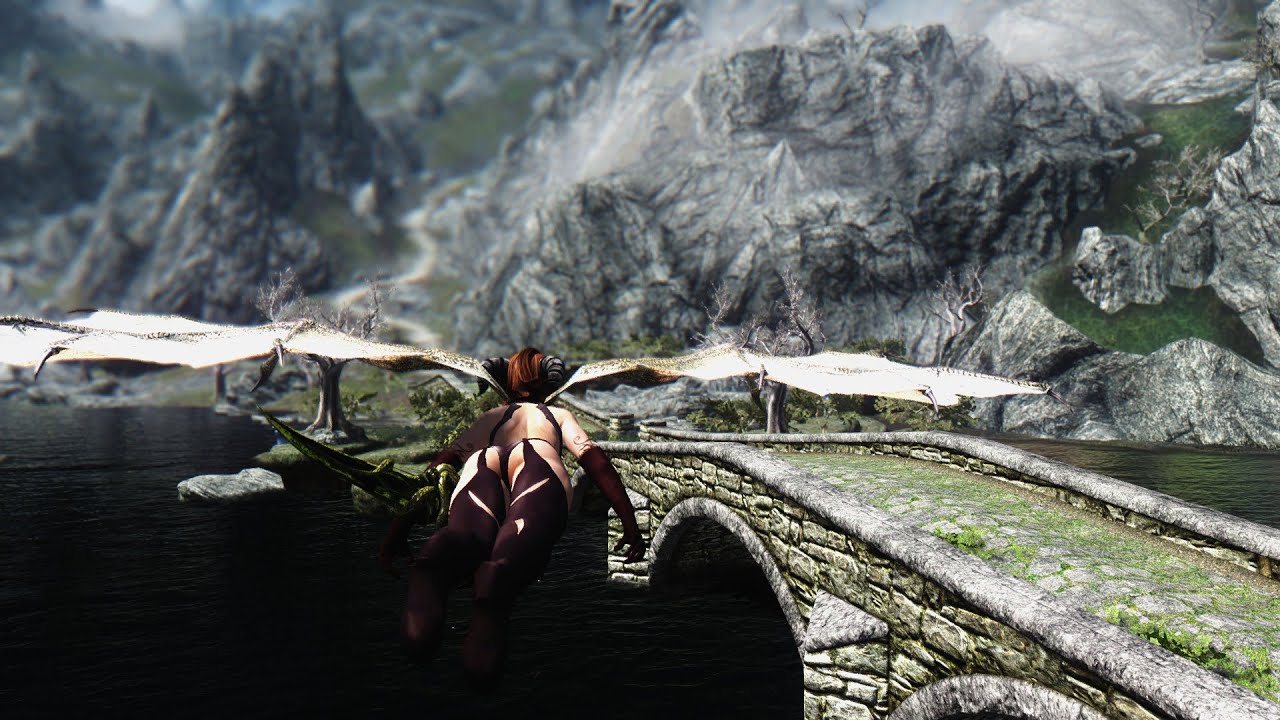 Skyrim Mods en Español #3 - Succubus Race - Real Flying - Magiska ...