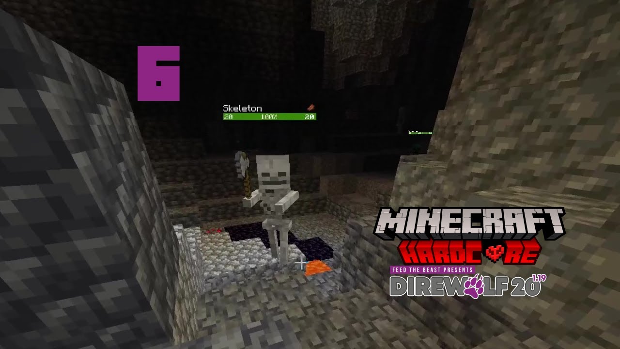 Minecraft Hardcore Survival::S7::E6::Super Skeleton (REUPLOAD) - YouTube
