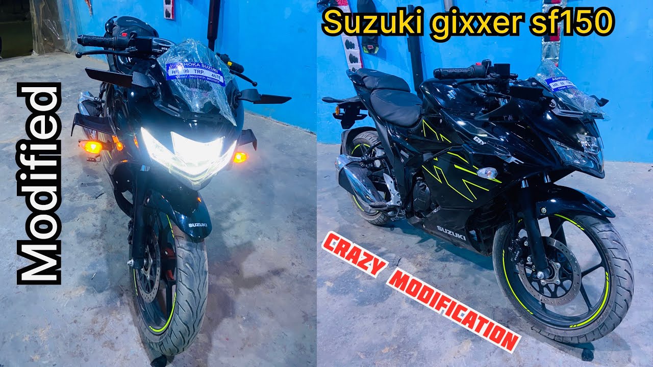 Suzuki Gixxer SF 150 Modified 😳 | Hr76rider | Mahesh Yadav #sf150 # ...