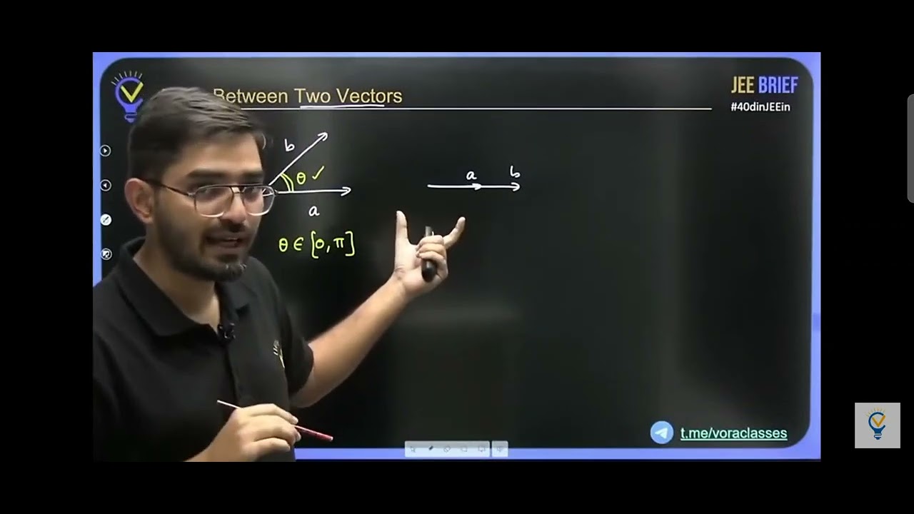 vora classes angle between 2 vectors - YouTube