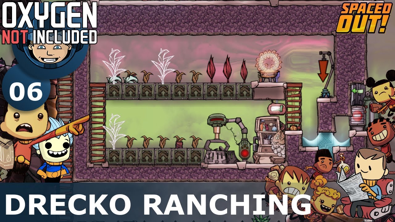 DRECKO RANCHING - Oxygen Not Included: Ep. #6 - SPACED OUT DLC - YouTube