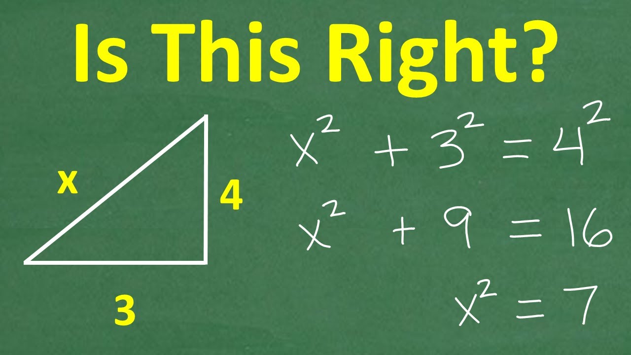 Grade my math solution – is it right? Geometry, Algebra and Triangles ...