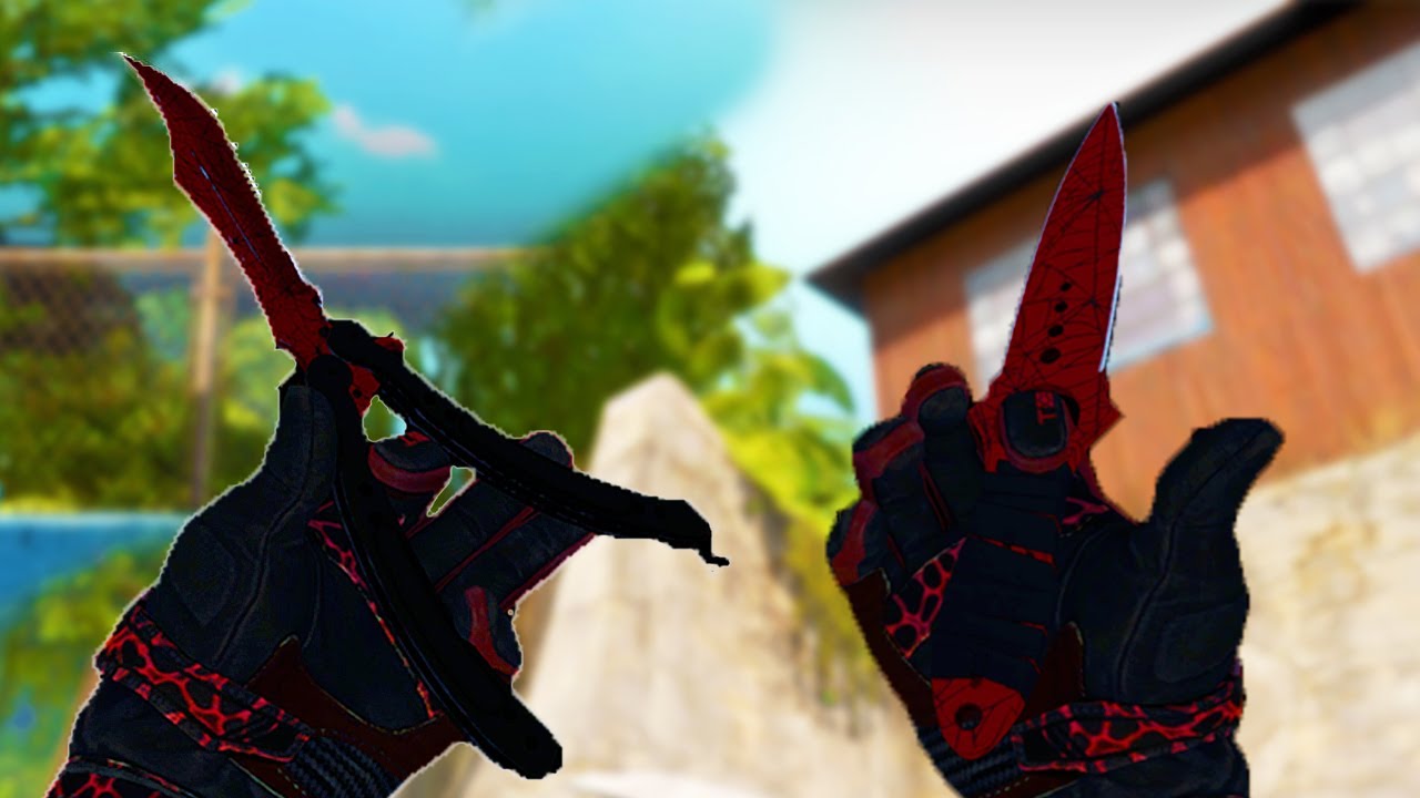 BUTTERFLY KNIFE ♠ SKELETON KNIFE - CRIMSON WEB ♠ CS:GO ANIMATION - YouTube