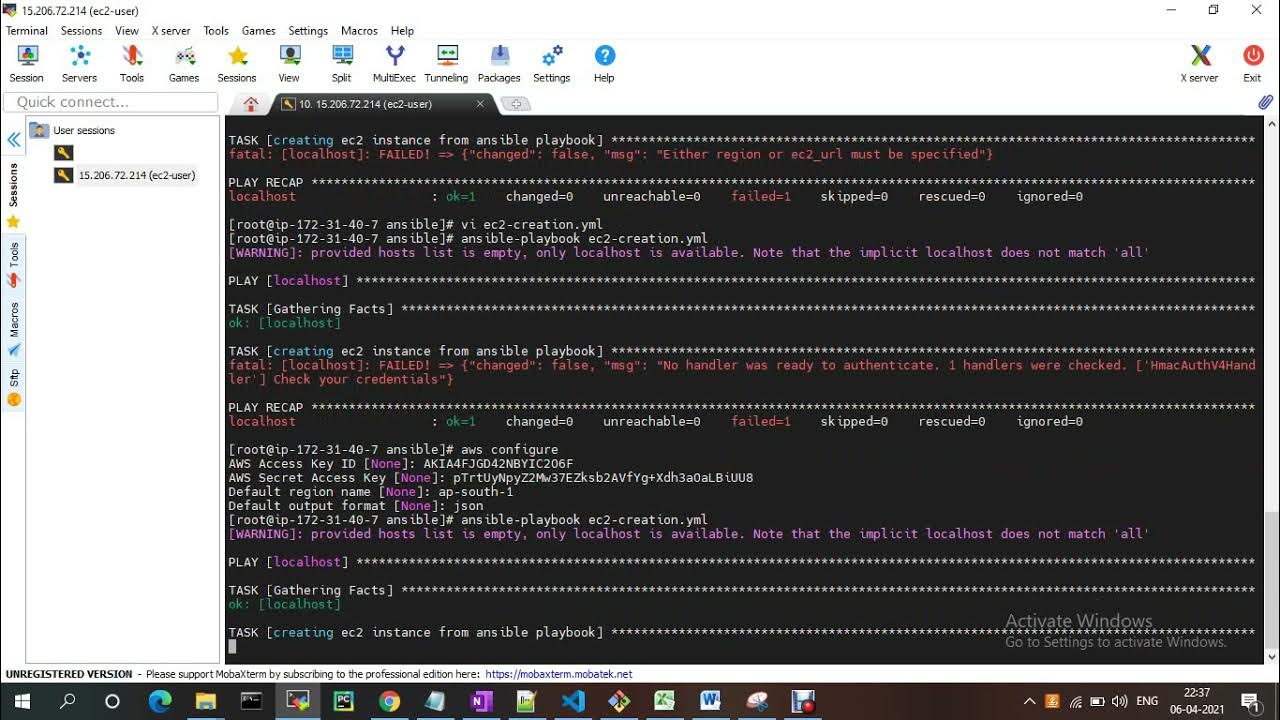 Creating EC2 Instance using Ansible Playbook and Terraform - YouTube
