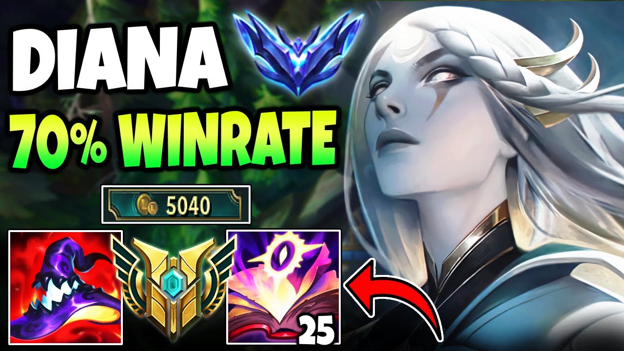 70% WINRATE DIAMOND 2-3 MMR DIANA PROMO 5K LEAD FULL AP GAMEPLAY ...