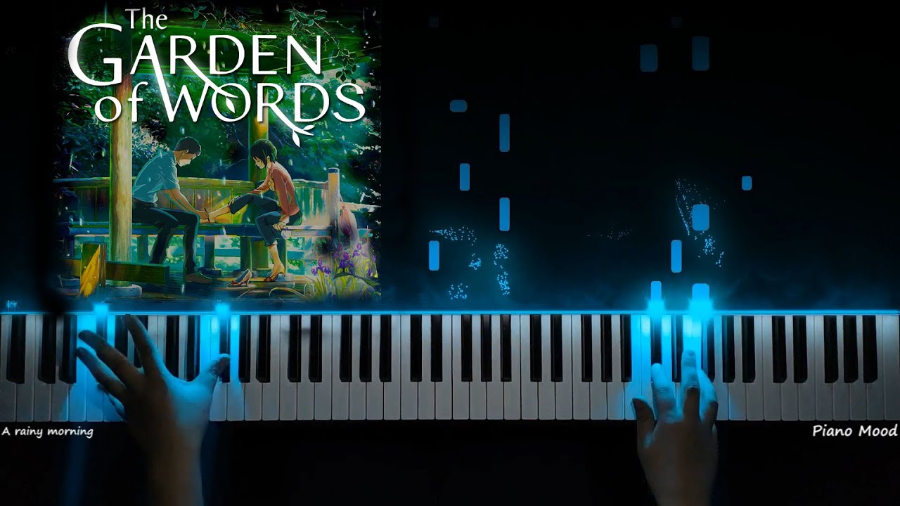 The Garden of Words //A Rainy Morning - piano cover - YouTube