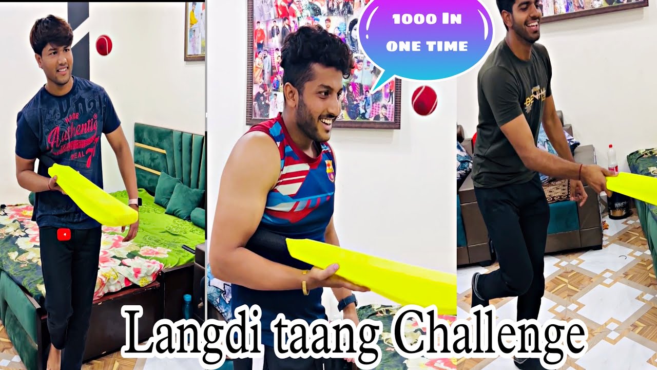 One leg challenge with bat ball 😂 ️🫶🏼#entertainment #challangevlog # ...