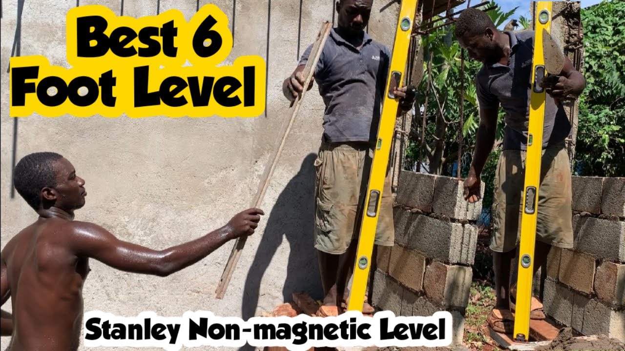 Stanley Non-magnetic Level 4 Best 6 Foot Level - YouTube