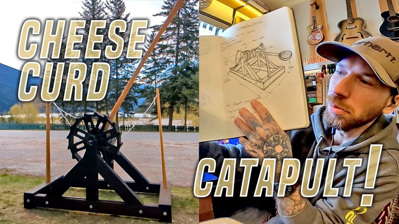 How I Built a DaVinci Catapult. With Wood and Ropes! - YouTube